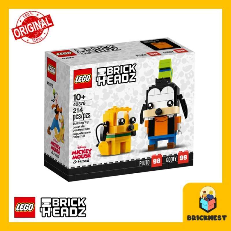 Promo LEGO Brickheadz Disney 40378 - Goofy & Pluto Diskon 47% di Seller ...
