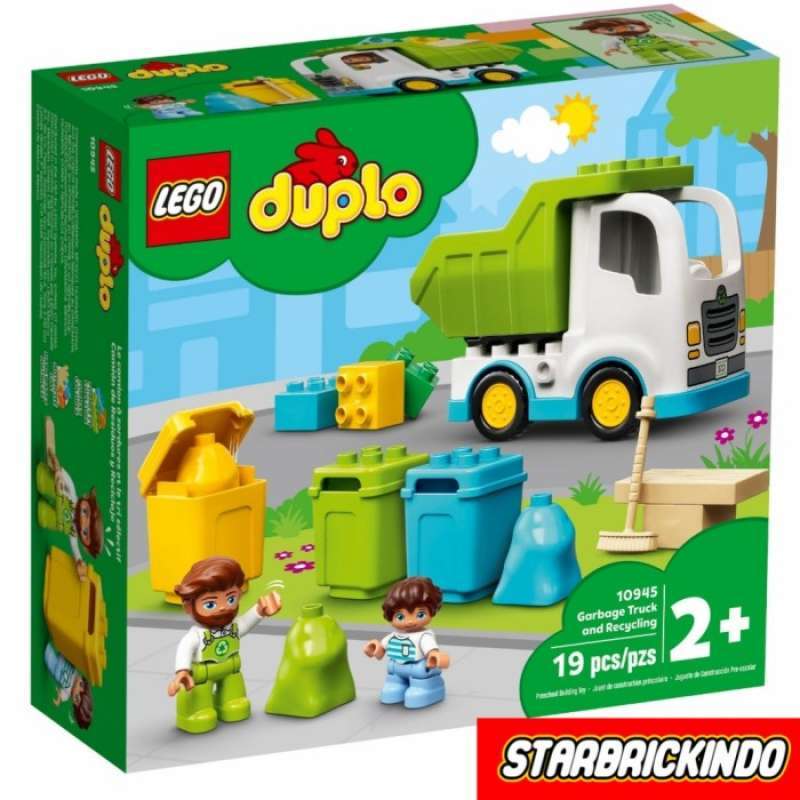 Promo Lego Duplo 10945 Garbage Truck and Recycling Diskon 47% di Seller ...