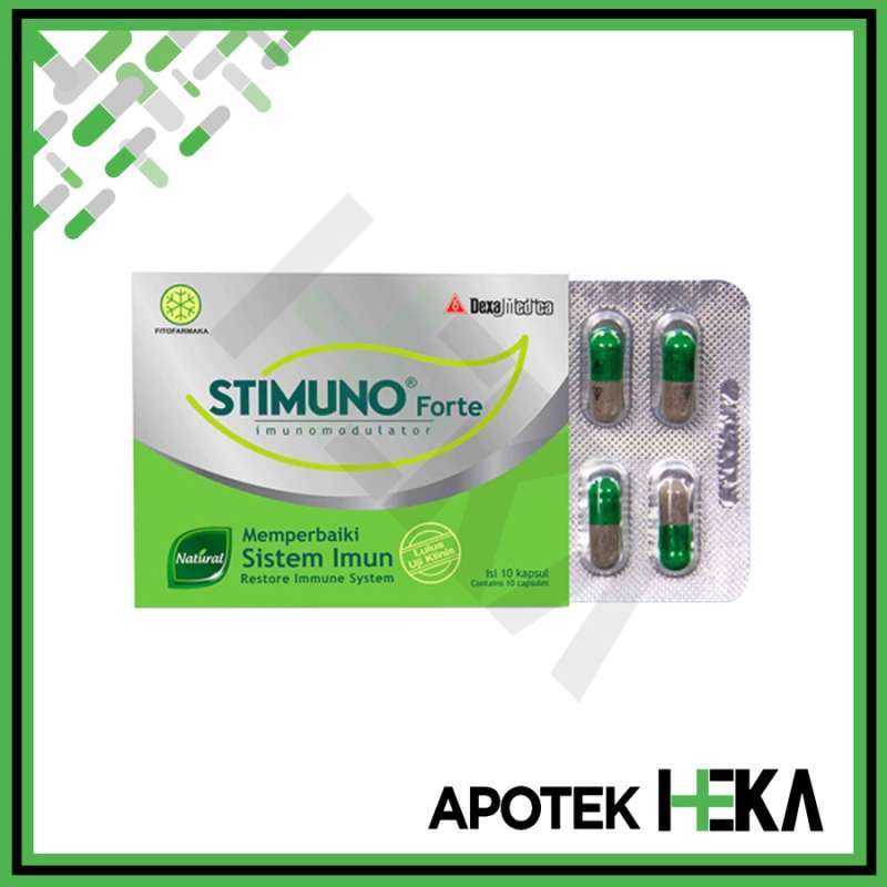 Jual Stimuno Forte Kapsul Isi 10 Tablet - Menjaga Sistem Imun Di Seller ...