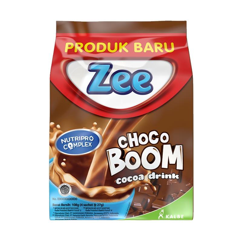 Jual Zee Choco Boom Minuman Coklat Kemasan Polybag[27 g/ 4 Sachets] di ...