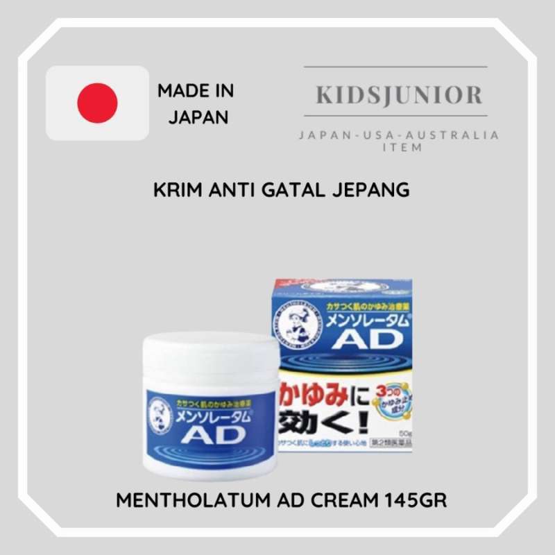 Jual Rohto Mentholatum Ad Cream 145g Itching Ointment Obat Gatal Japan ...