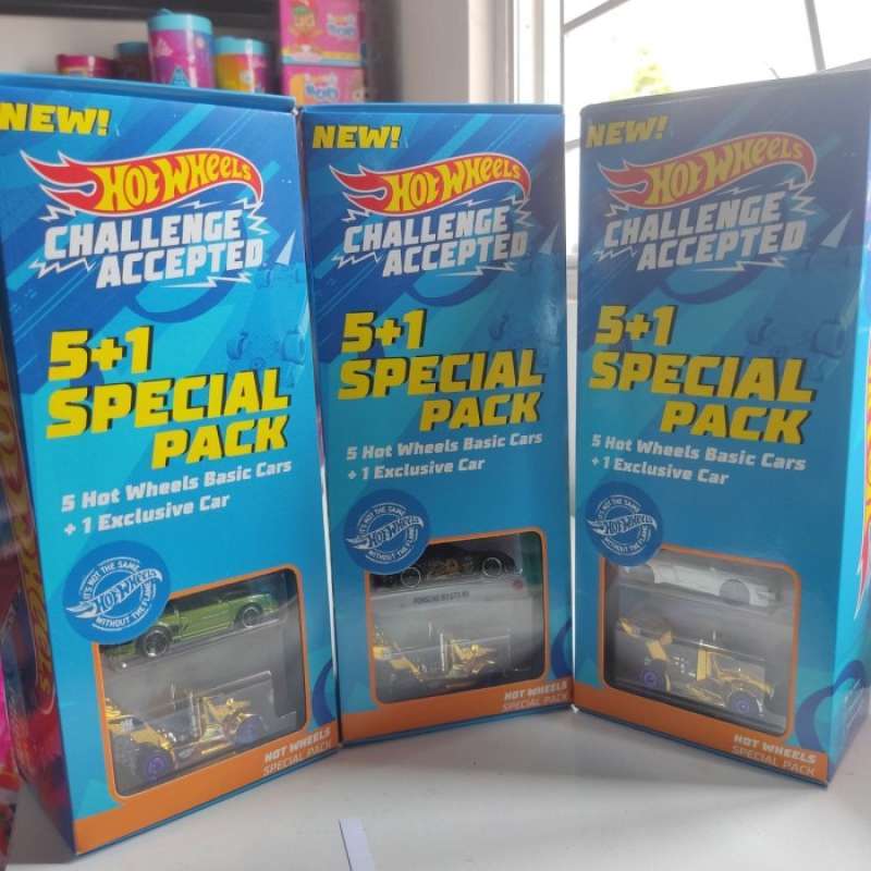 Promo Hot Wheels 5 + 1 SPECIAL CAR PACK - RIG STORM 50 YEARS ...