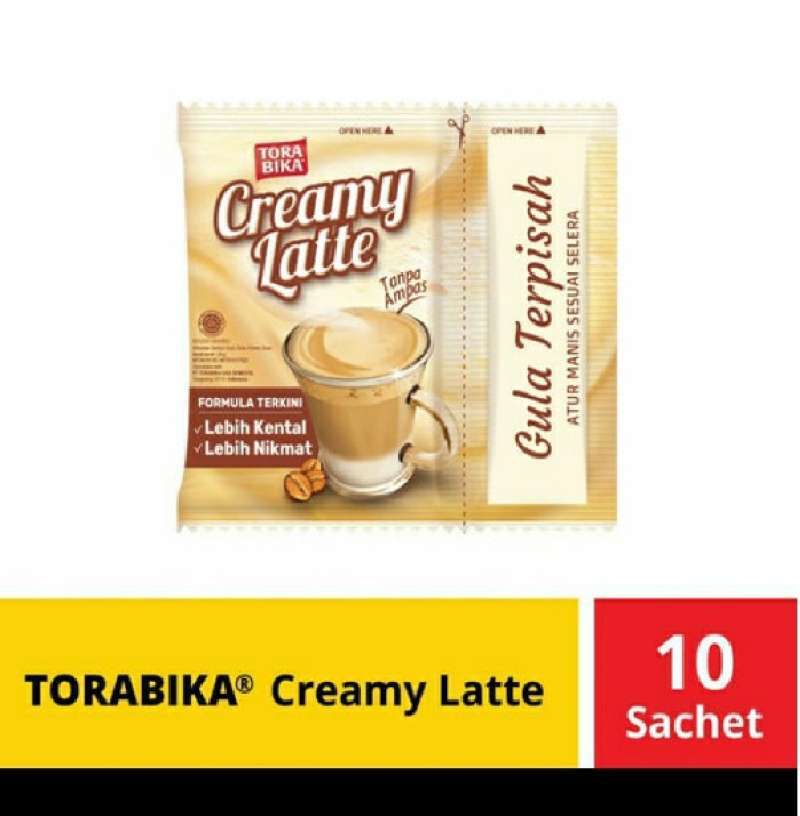Jual Tora Bika Creamy Latte Kopi Renceng Renteng Isi 10 Pcs 25 Gr ...
