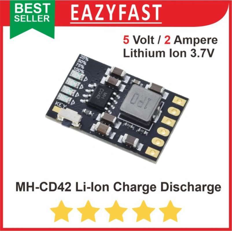 Jual MH-CD42 Charge Discharge Module Baterai Li-Ion 18650 TP4056 BMS 5V ...