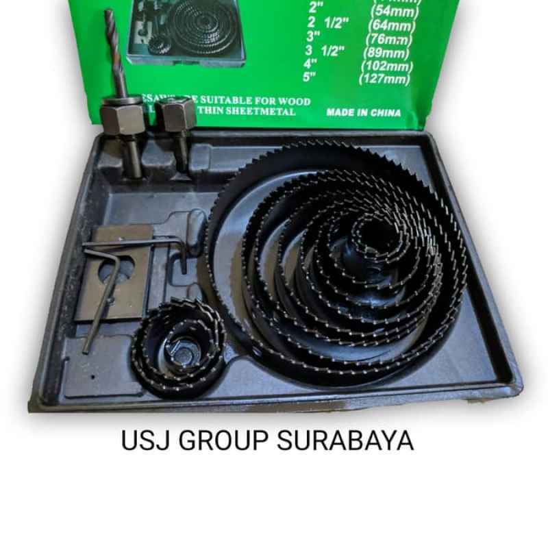 Jual Usj Group Hole Saw Mata Pisau Gergaji / Bor Lubang Kayu / Pvc ...