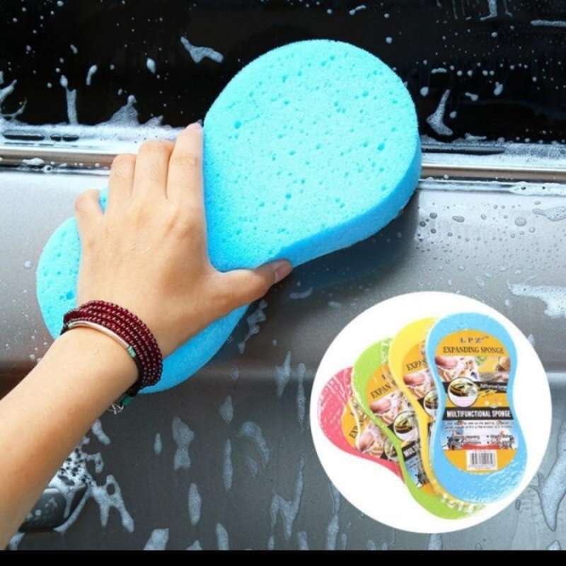 Jual Expanding Sponge Cuci Mobil Spons Motor wash kebersihan busa poles ...