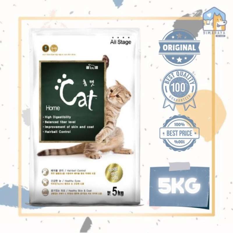 Promo HOME CAT ALL STAGE CAT DRY FOOD / MAKANAN KUCING 5KG (GOSEND GRAB ...