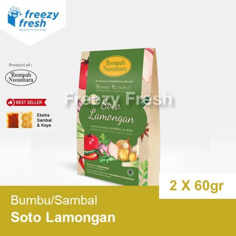 Jual Bumbu Soto Lamongan, RTC by Rempah Nusantara di Seller Freezy ...