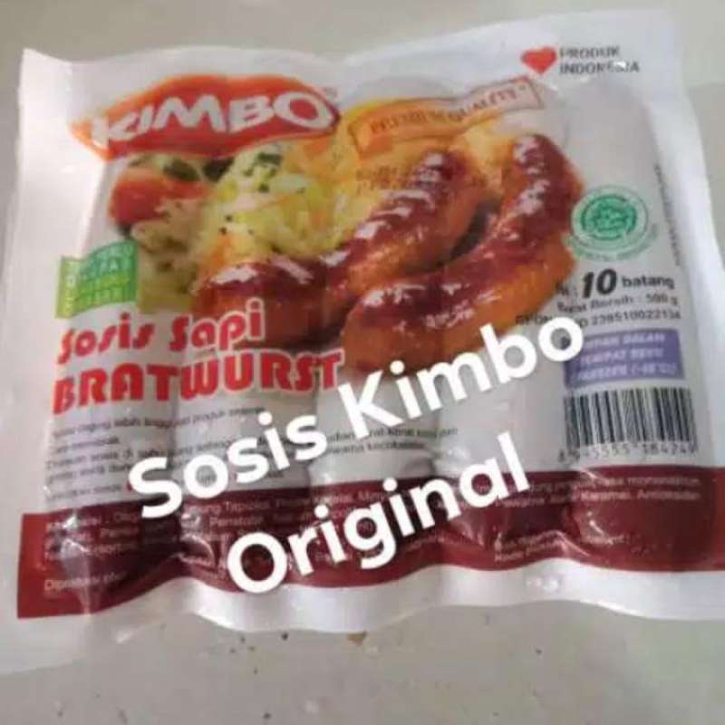 Jual Sosis Sapi Mini Kimbo Bratwurst Original Isi 10Pcs di Seller ...