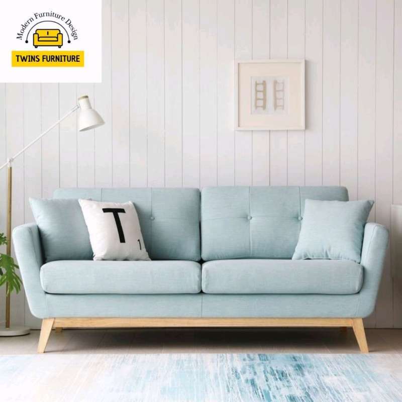 Jual sofa retro minimalis 3seat kursi santai empuk dan nyaman di Seller ...
