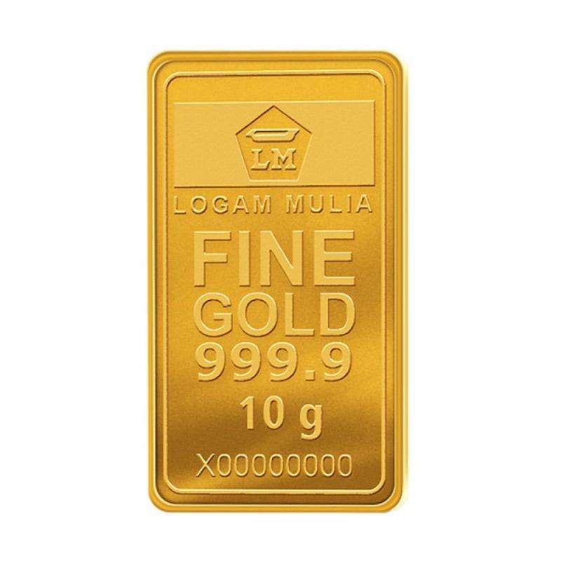 Jual Logam Mulia 10 Gram - Lm Antam - Emas Batangan Kepingan 10 Gram Di ...