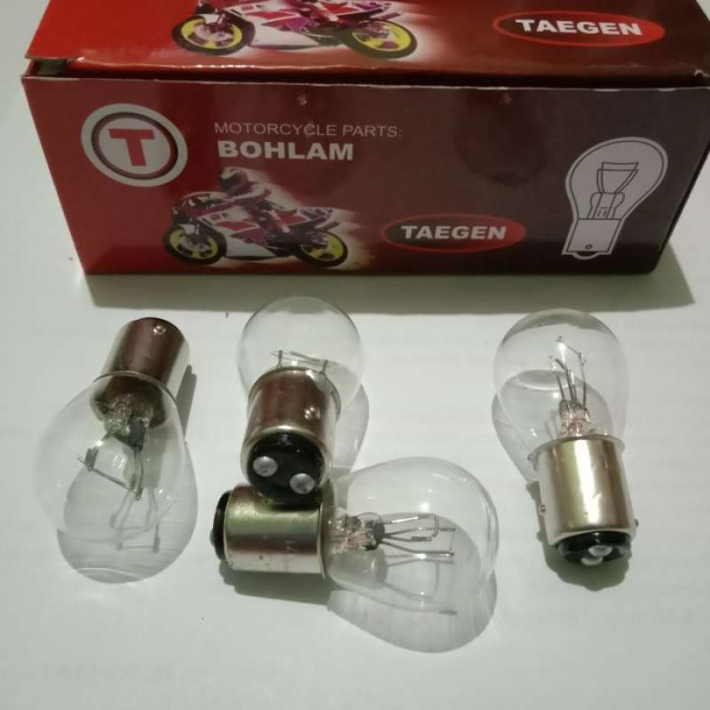 Promo Bohlam Lampu Rem,stop Std Motor, Bebek Dan Matic 12v 21/6watt ...