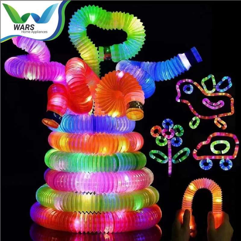 Promo Wars Mainan Pop Light Up Pipe Stick Pipa Selang Lampu Fidget Toy ...