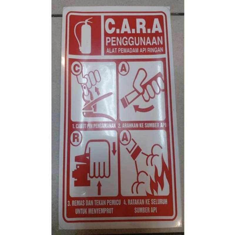 Jual SIGN PETUNJUK PENGGUNAAN APAR di Seller Cetak.id - Kapuk, Kota ...