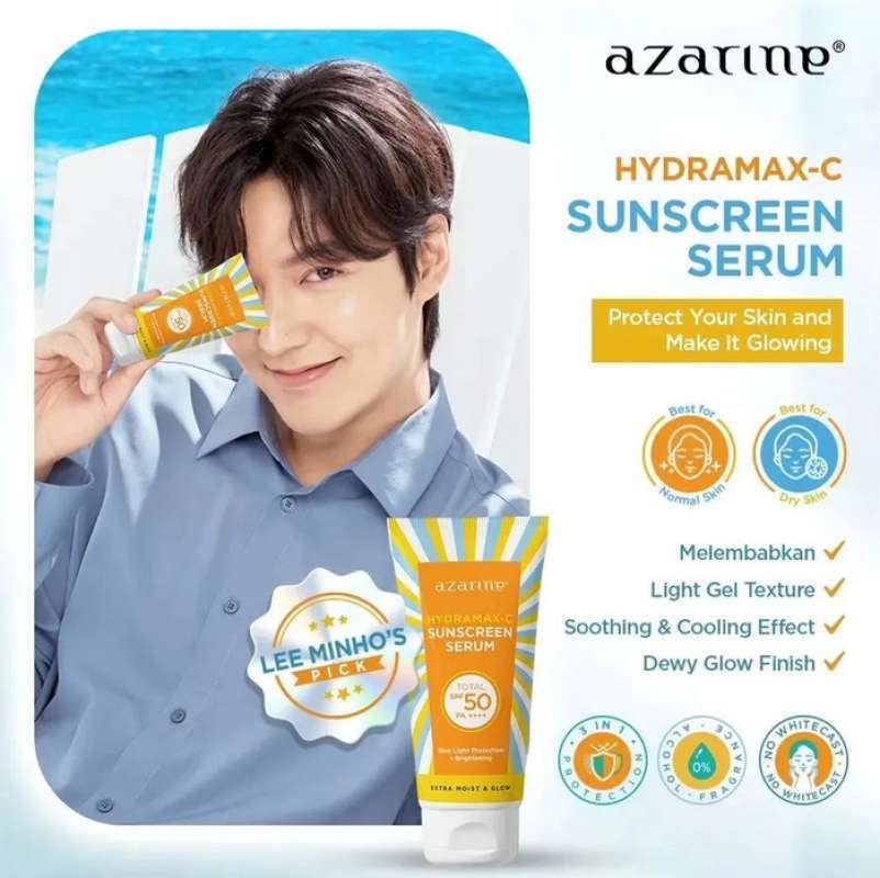 Jual Azarine Hydramax-C Sunscreen Serum Spf50 Pa++++ 40Ml di Seller BEAUTY STOREE - Kota Jakarta ...