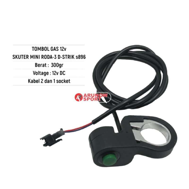 Jual TOMBOL GAS MINI SKUTER D-TRIKE RODA TIGA 12V DC SEPEDA LISTRIK di ...