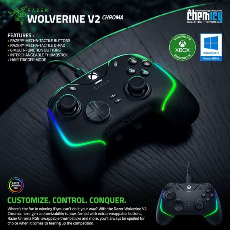 Jual Razer Wolverine V2 Chroma Gaming Gamepad / Joystick / Stick di ...