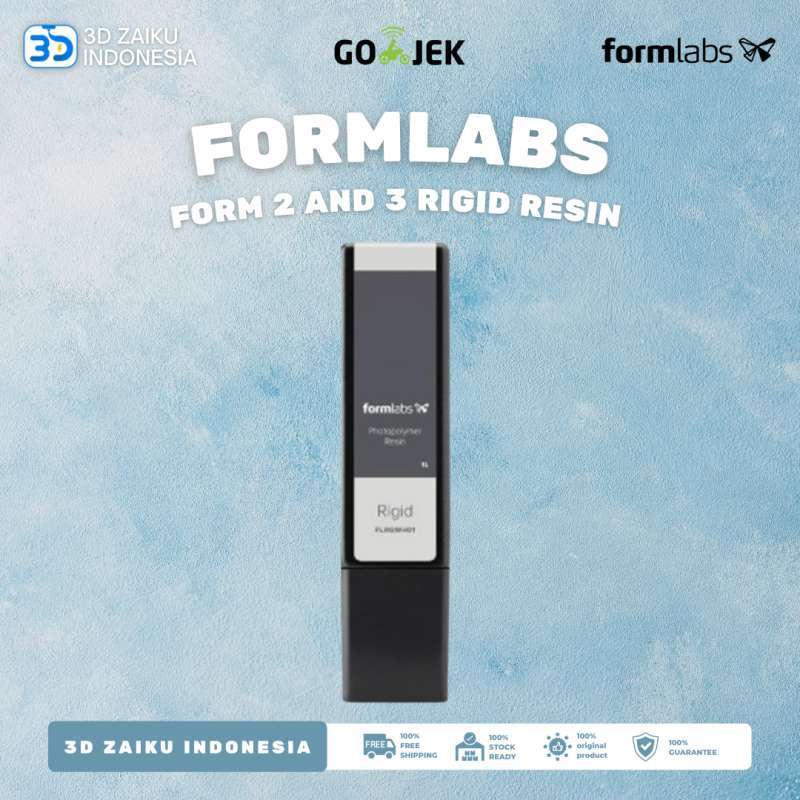 Jual Original Formlabs Form 2 and 3 Rigid Resin for 3D Printing - PUTIH ...