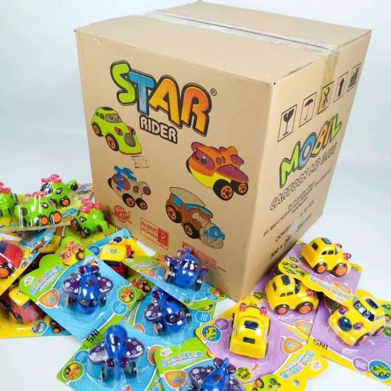 Jual Mobil Mainan Kartun Star Rider Mobil Pesawat Kereta Helikopter Di ...