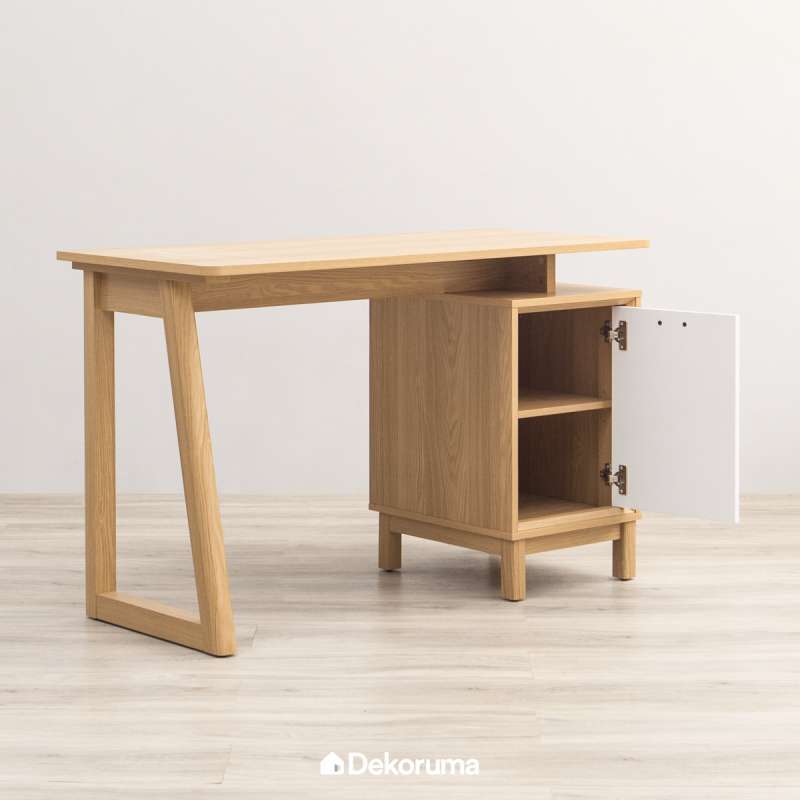Promo Dekoruma Kato Meja Belajar Atau Meja Kerja Minimalis Kayu Dengan ...