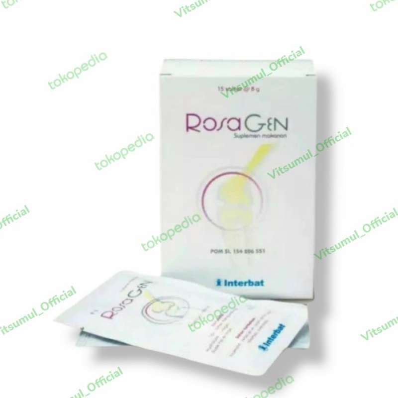 Jual Rosagen 15 Sachet Suplemen Gangguan Otot Dan Tulang Di Seller ...