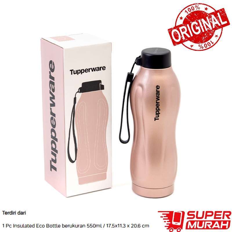Jual Insulated Eco Bottle Tupper..ware Termos Minum, Termos Panas ...