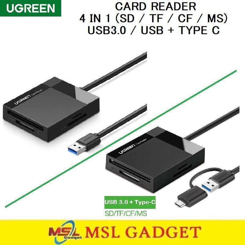 Jual Ugreen Otg Card Reader Usb 3.0 + Type C Multifungsi Sd Tf Cf Ms ...