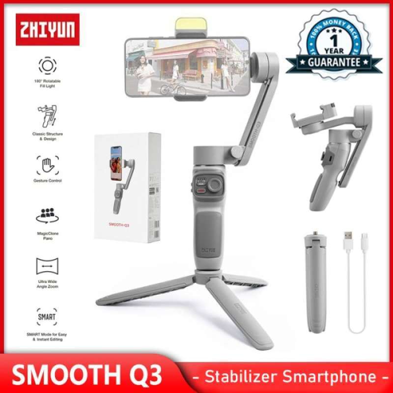 Promo Zhiyun Smooth Q3 Smartphone Gimbal Stabilizer 3 Axis Original Diskon 50% di Seller Dr ...