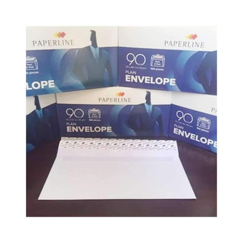 Jual Amplop Putih Polos Panjang Buklet Paperline [pps-90/100 Pcs ...