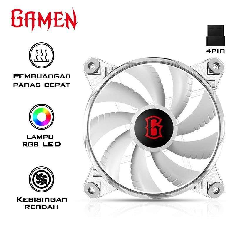 Jual GAMEN Gaming Fan Case RGB Fan Casing PC GCF100 / GCF200 / GCF300 ...