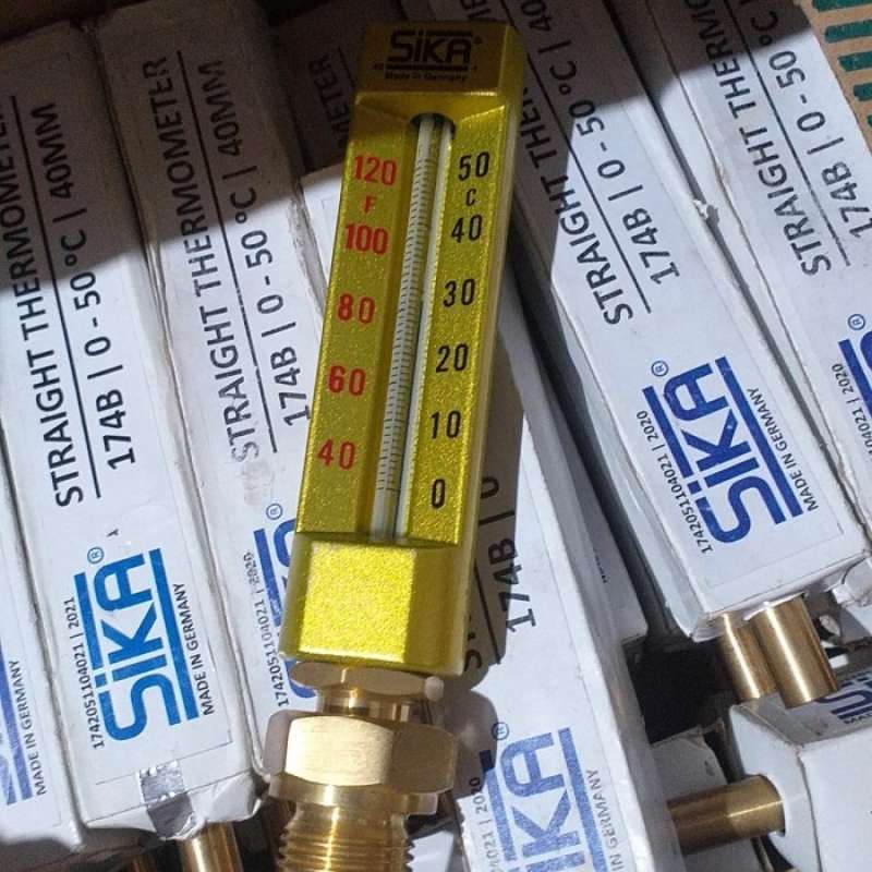 Promo SIKA THERMOMETER 0~50c straight Diskon 26% di Seller NiaGaraa ...