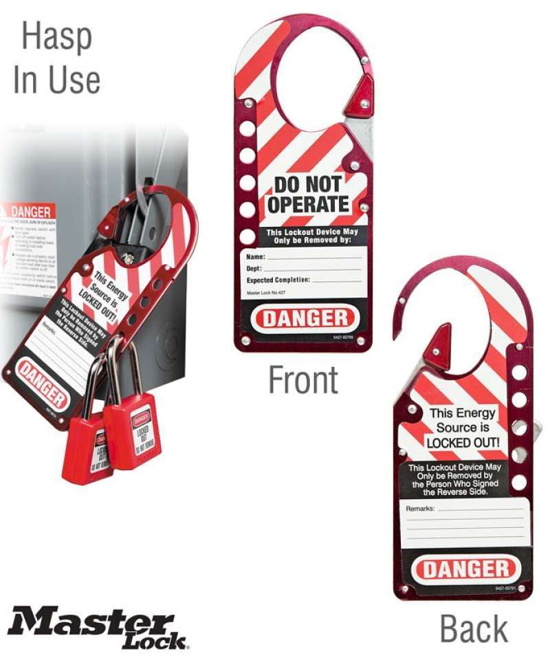 Jual Master Lock 427Red Safety Loto (LockOut TagOut) Labeled Snap-on ...