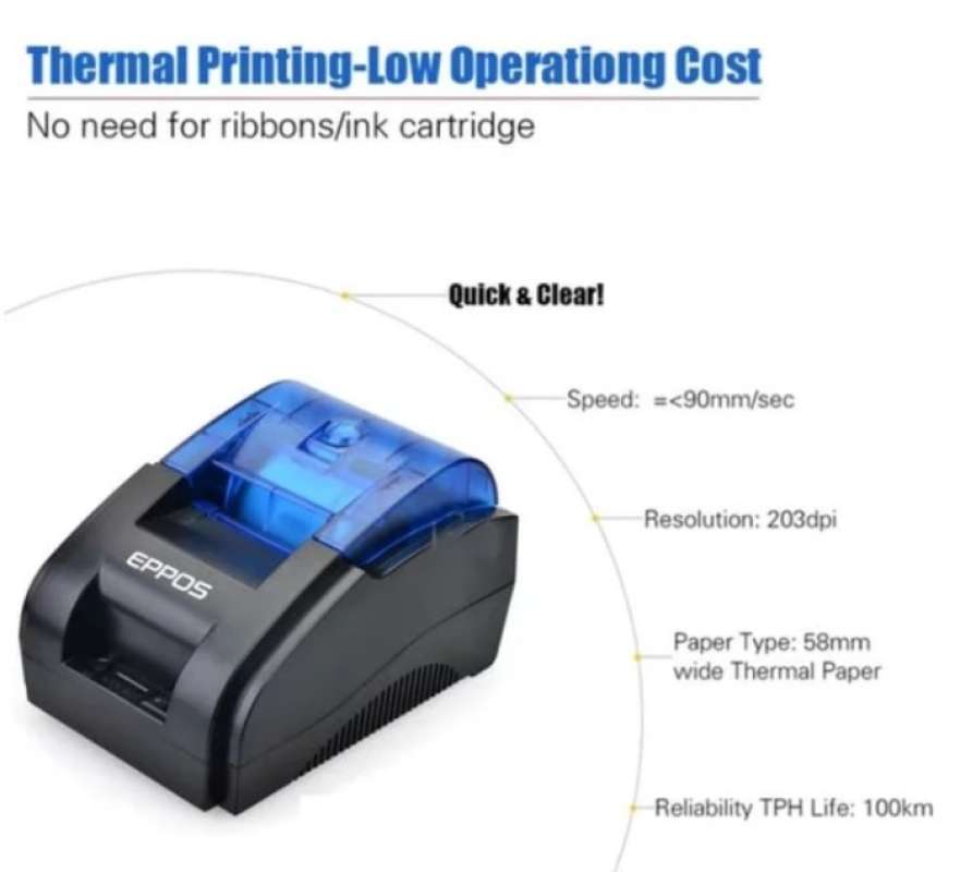 Jual Printer Thermal Kasir Nota Bluetooth Eppos Ep-rpp02 Di Seller Emma ...