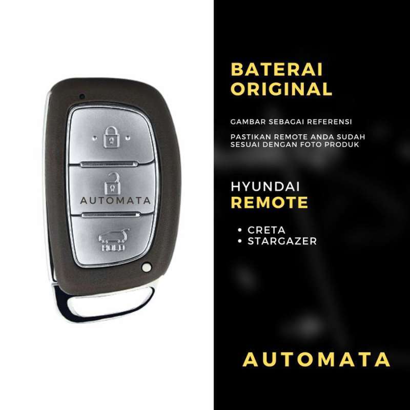 Jual Baterai Remote Kunci Keyless Hyundai Stargazer Creta Original di ...