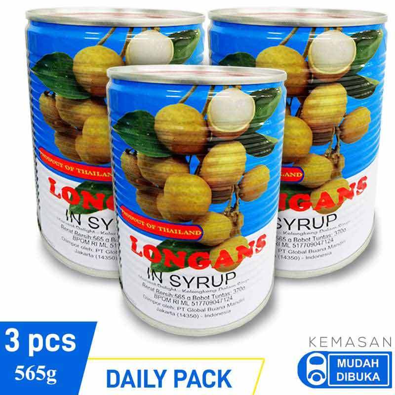 Jual Daily Pack Canned Longan in Syrup 565 g - 3 Pcs di Seller GBM ...