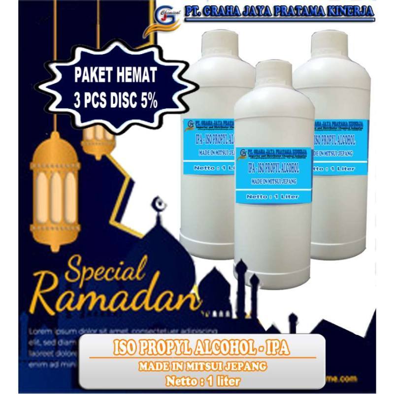 Jual GRAHA CHEMICAL IPA Pure Isopropyl Alcohol 99.9% [1 Liter] di ...