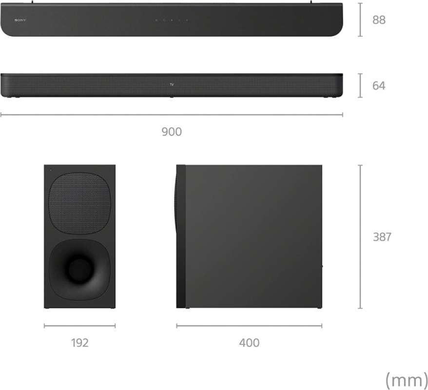 Promo HT-S400 2.1ch Soundbar with powerful wireless subwoofer | HT-S400 ...