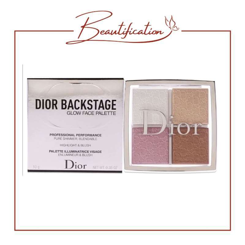 Jual Dior Backstage Glow Face Palette Illuminatrice Visage 10g (Original) di Seller ...