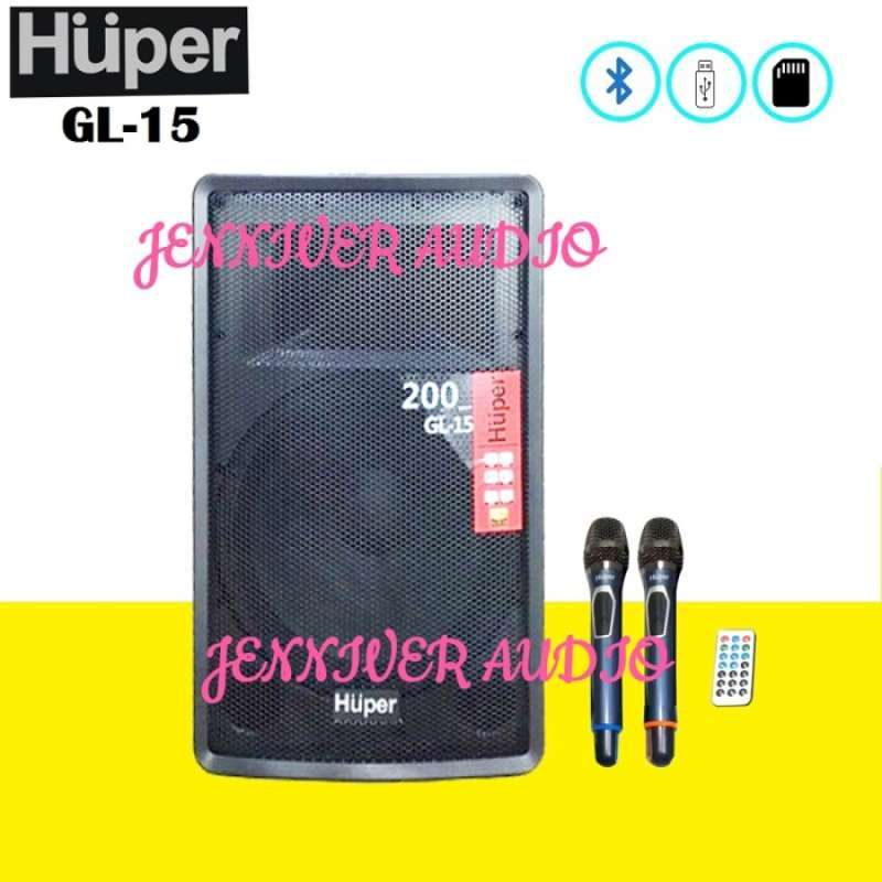 Jual HUPER GL15 SPEAKER PORTABLE AKTIF HUPER GL15 ORIGINAL 15 INCH 200W NEW di Seller Delta ...