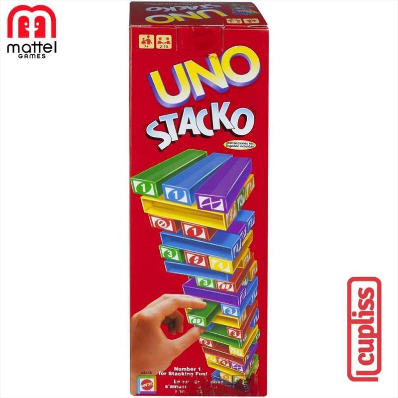 Jual Original UNO Stacko 43535 Mattel Board Game di Seller Cupliss ...