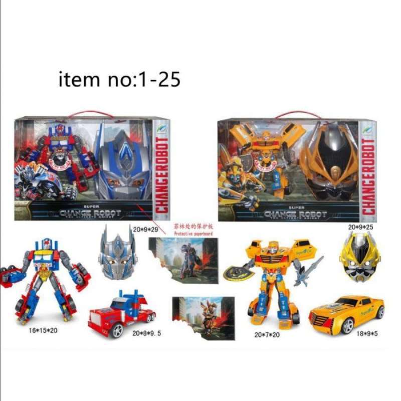 Jual Mainan Robot Super Change Robot 1-25 (2 Assorted) di Seller ...