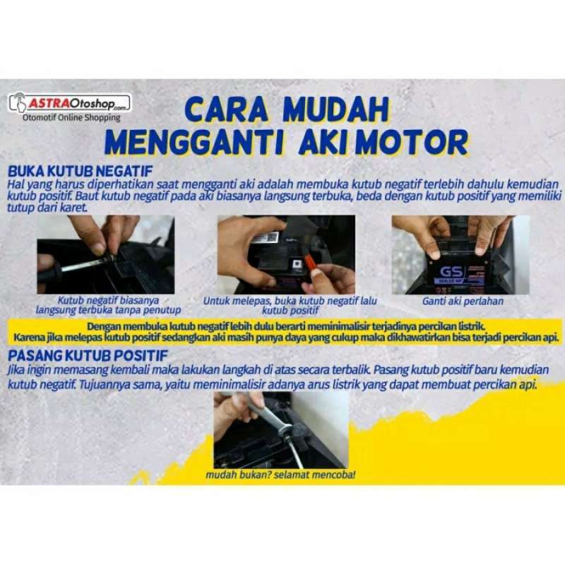 Jual AKI ACCU GS ASTRA GTZ5S MF ORIGINAL AKI KERING UNTUK BEAT VARIO ...