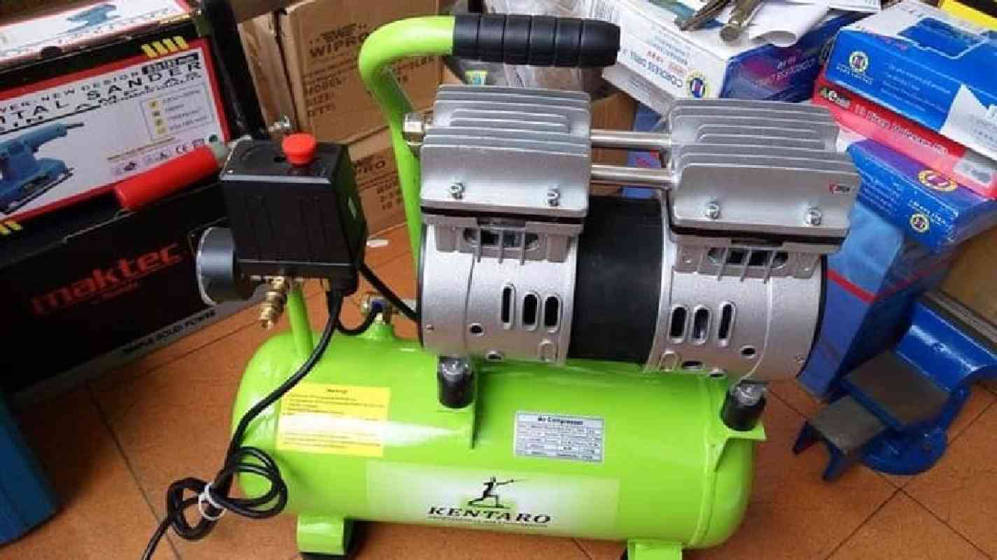 Jual Mesin Kompresor Angin Listrik 075hp 34pk Silent Indoor Oilless ...