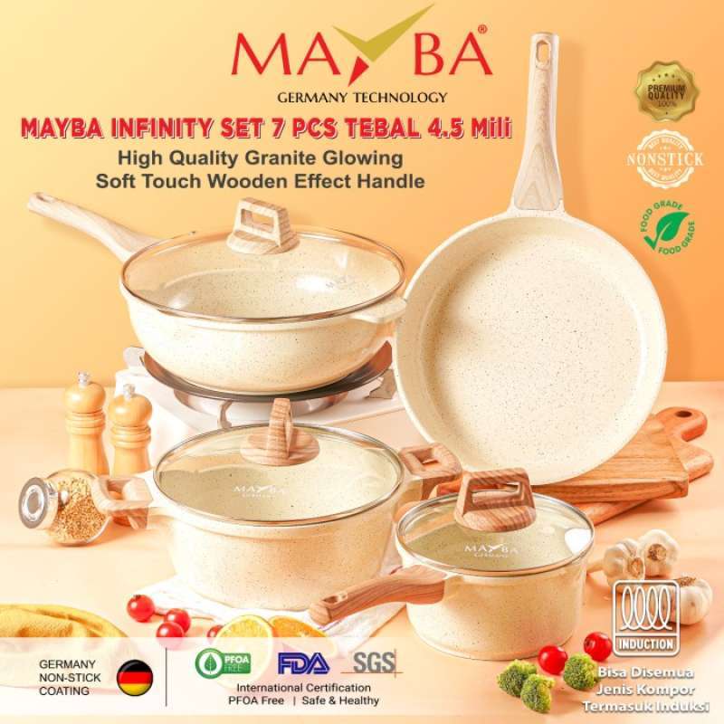 Jual PANCI MAYBA INFINITY SET 7 PIECE Granite Glowing Jerman Granite ...