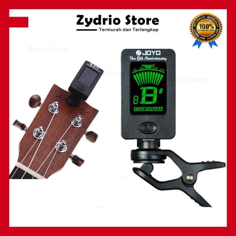 Jual Tuner Gitar Digital Clip On Chromatic Otomatis Bass Ukulele di ...
