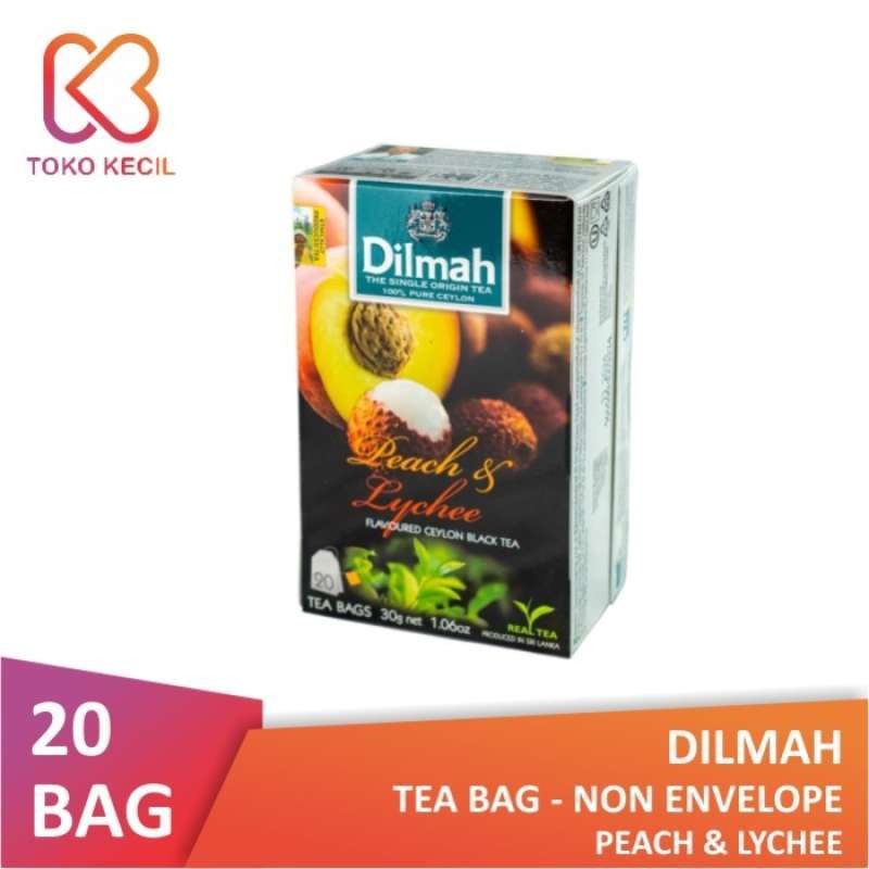 Jual Dilmah Tea Bag Non Envelope Peach & Lychee (isi 20 Pcs) Di Seller ...