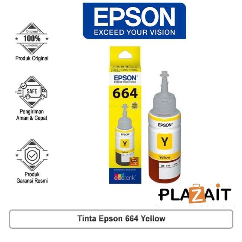 Jual Tinta Epson 664 - 100% Original - Yellow di Seller PT. Primajaya ...