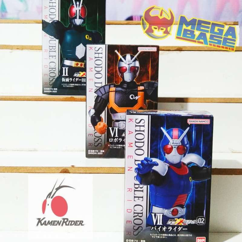 Jual Action Figure Kamen Rider RX ROBO BIO Shodo XX Series set of 3 ...