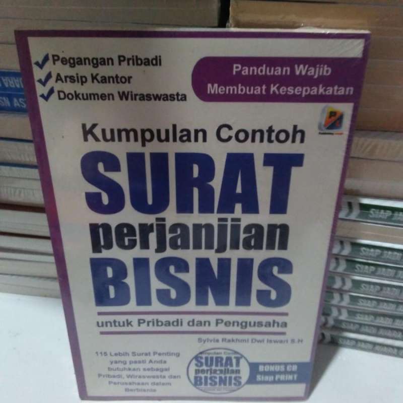 Jual Jual Buku Kumpulan Contoh Surat Perjanjian Bisnis Original Di Seller Toko Buku Abc Medan ...