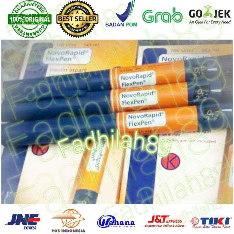 Promo Novorapid Flexpen Insulin Aspart 100 IU Box (5 Pen) ORIGINAL ...